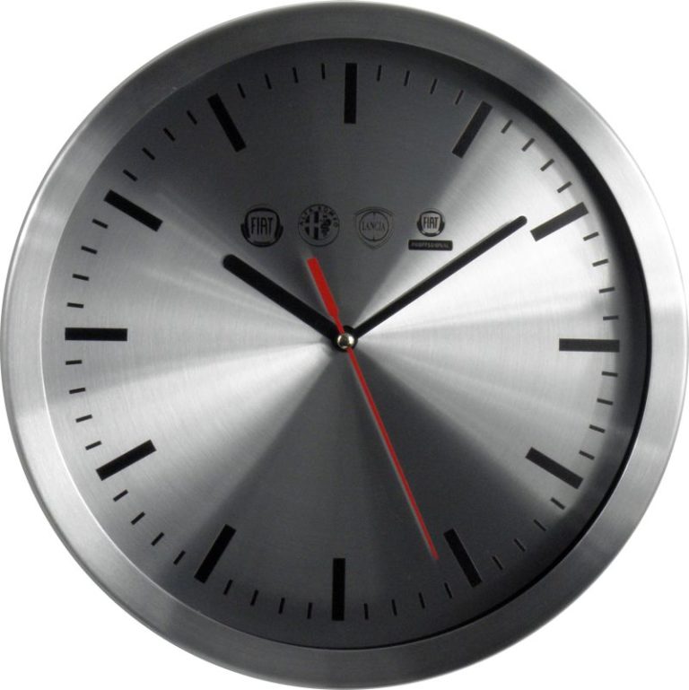 Promotional wall clock 567, 25 cm, aluminium - Clocks for You
